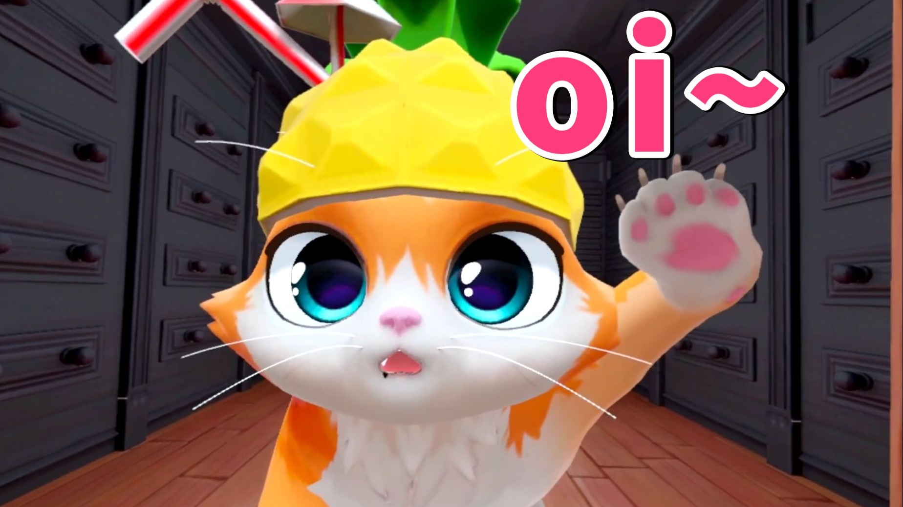 可爱值超标！🐱+🍍=拿捏人类【I Am Cat】-软懵-软懵-哔哩哔哩视频