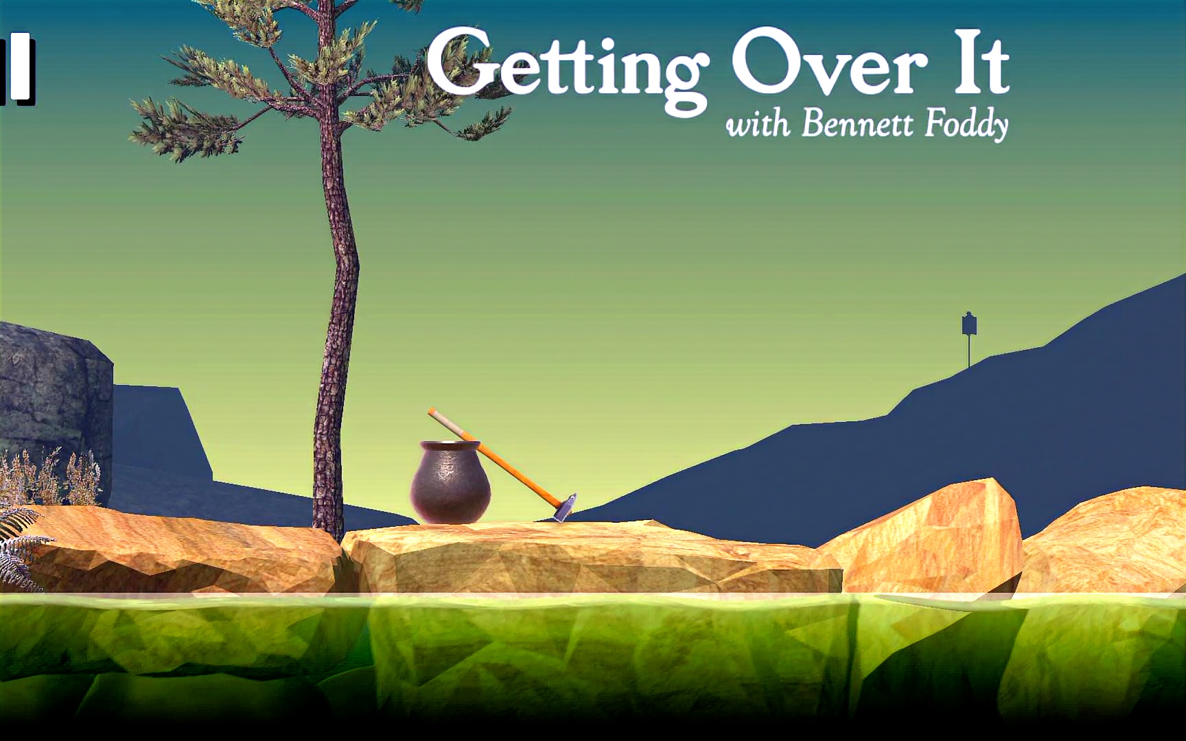 [附免费下载地址]Getting over it手机版#1 这游戏怎么这么难玩_哔哩哔哩_bilibili