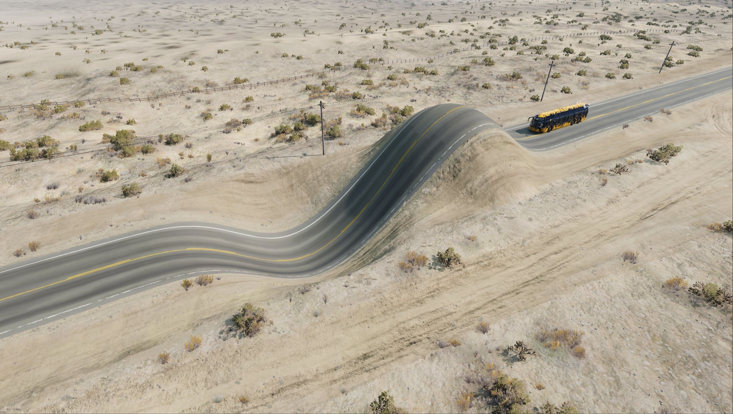 道路高级设计师作品，主打一个艺术-BeamNG-TV-BeamNG-TV-哔哩哔哩视频