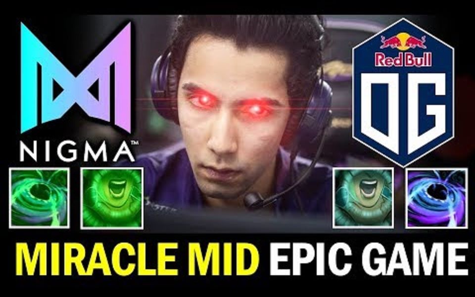 [Dota2] Miracle 回归中路！Nigma 对阵OG最终局！！_哔哩哔哩_bilibili