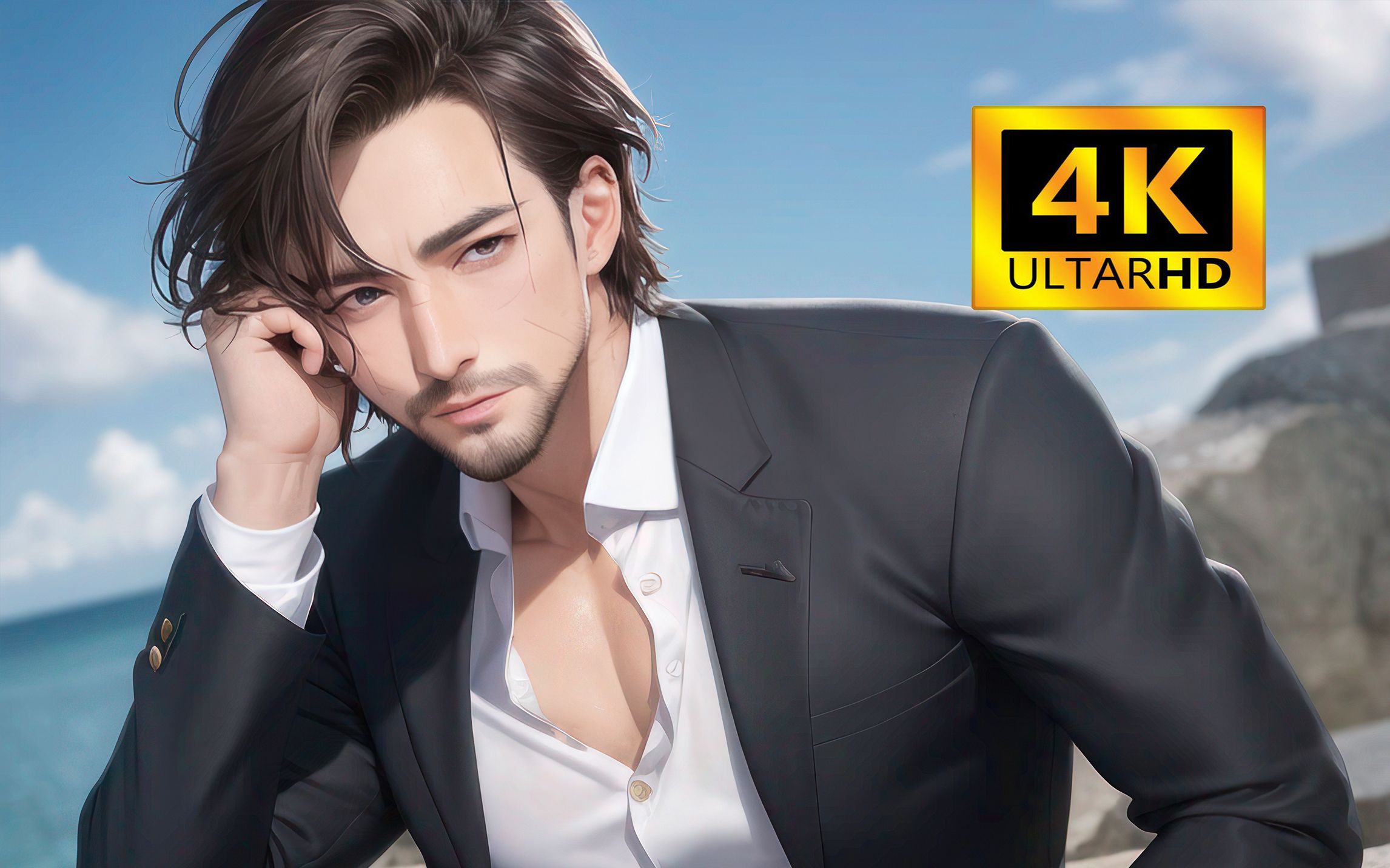 这颜值！绝了！ | 总得来一期帅哥 | AI绘画2.5D | 032期 | 4K高清 - 视频下载 Video Downloader