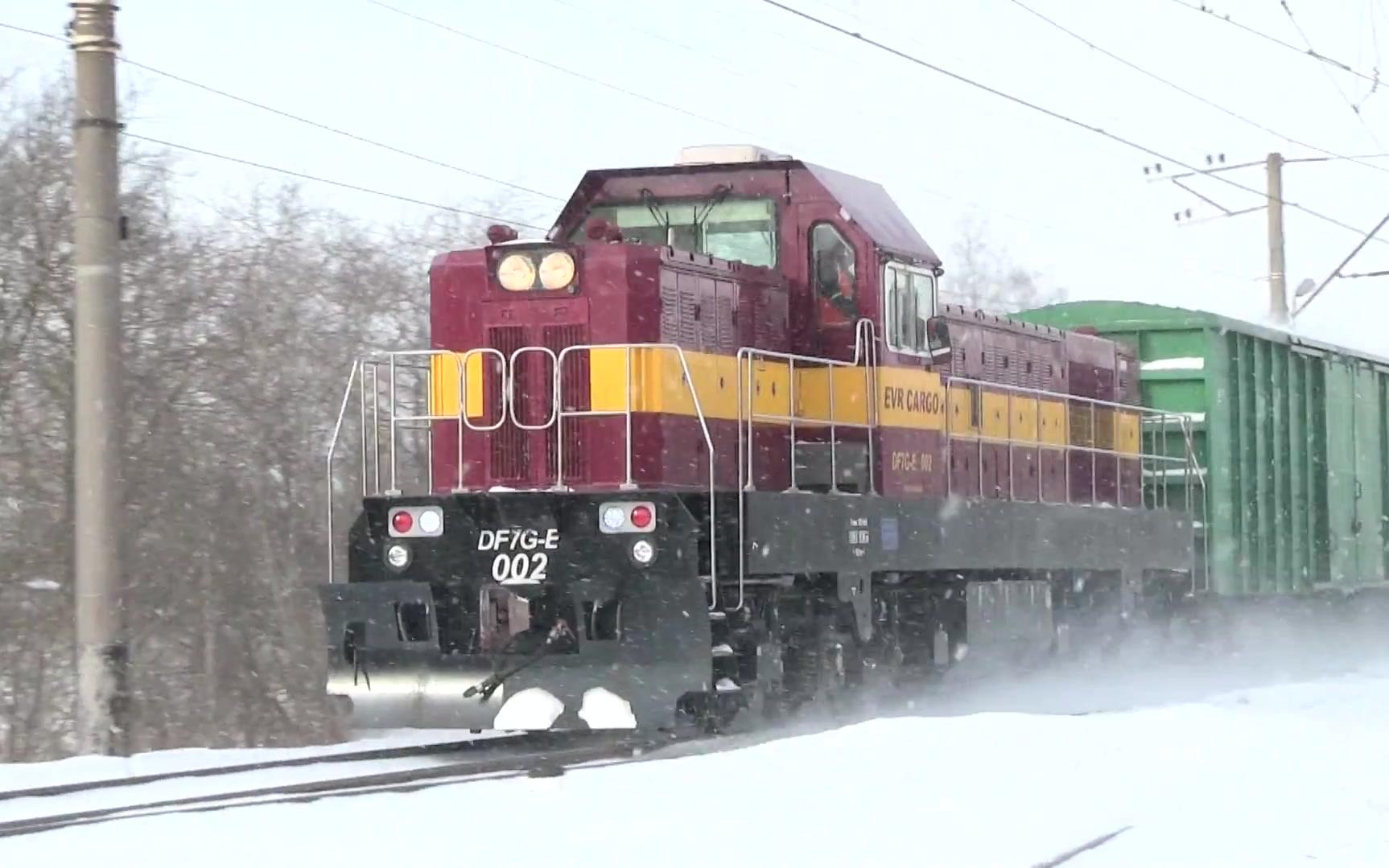 【搬运视频】【世界铁路】中国北京二七机车有限公司制DF7G-E型内燃机车在爱沙尼亚_哔哩哔哩 (゜-゜)つロ 干杯~-bilibili