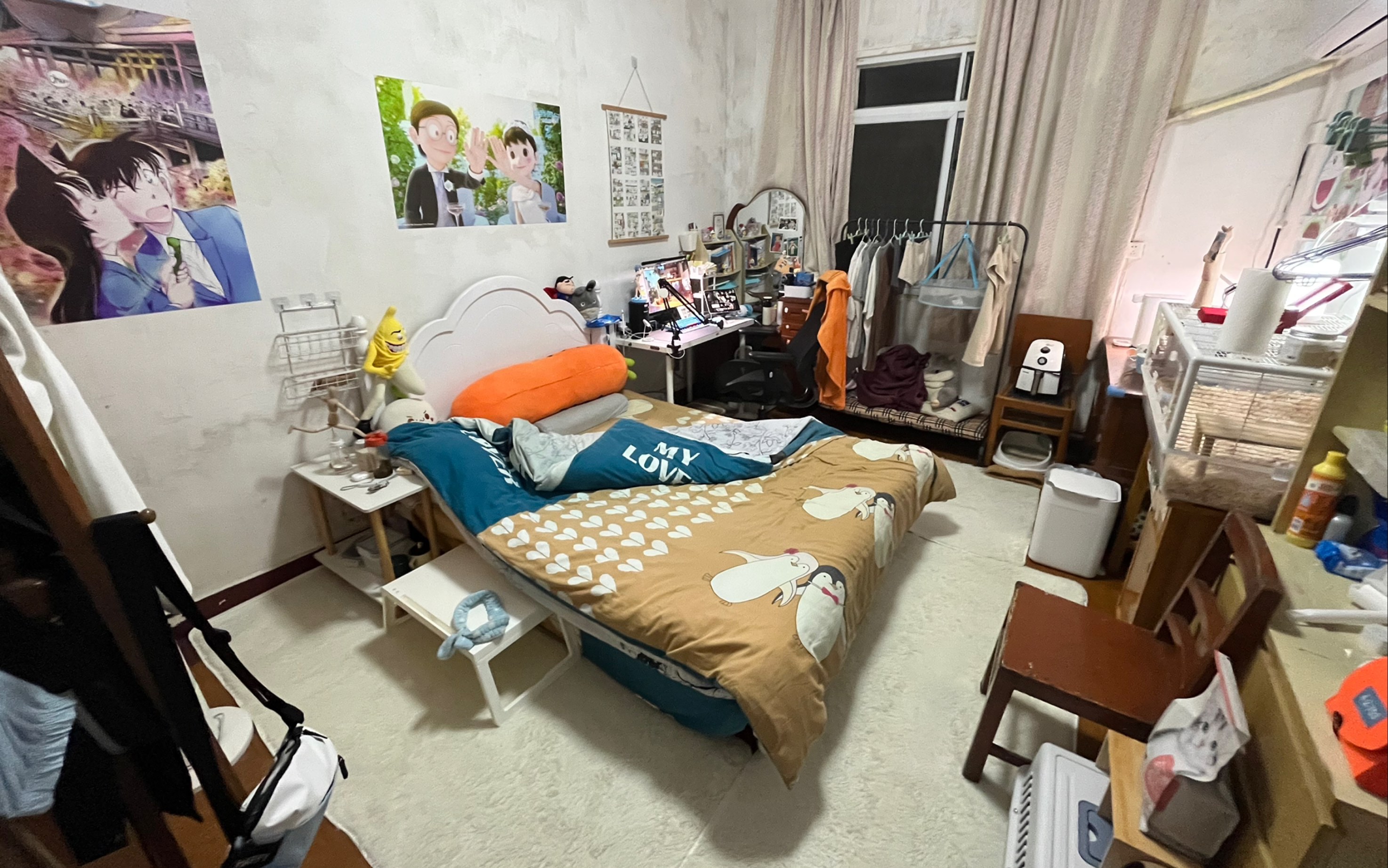 【room tour】记录一下我毕业后租的第三个也是最后一个小屋子-赏月者_-赏月者_-哔哩哔哩视频