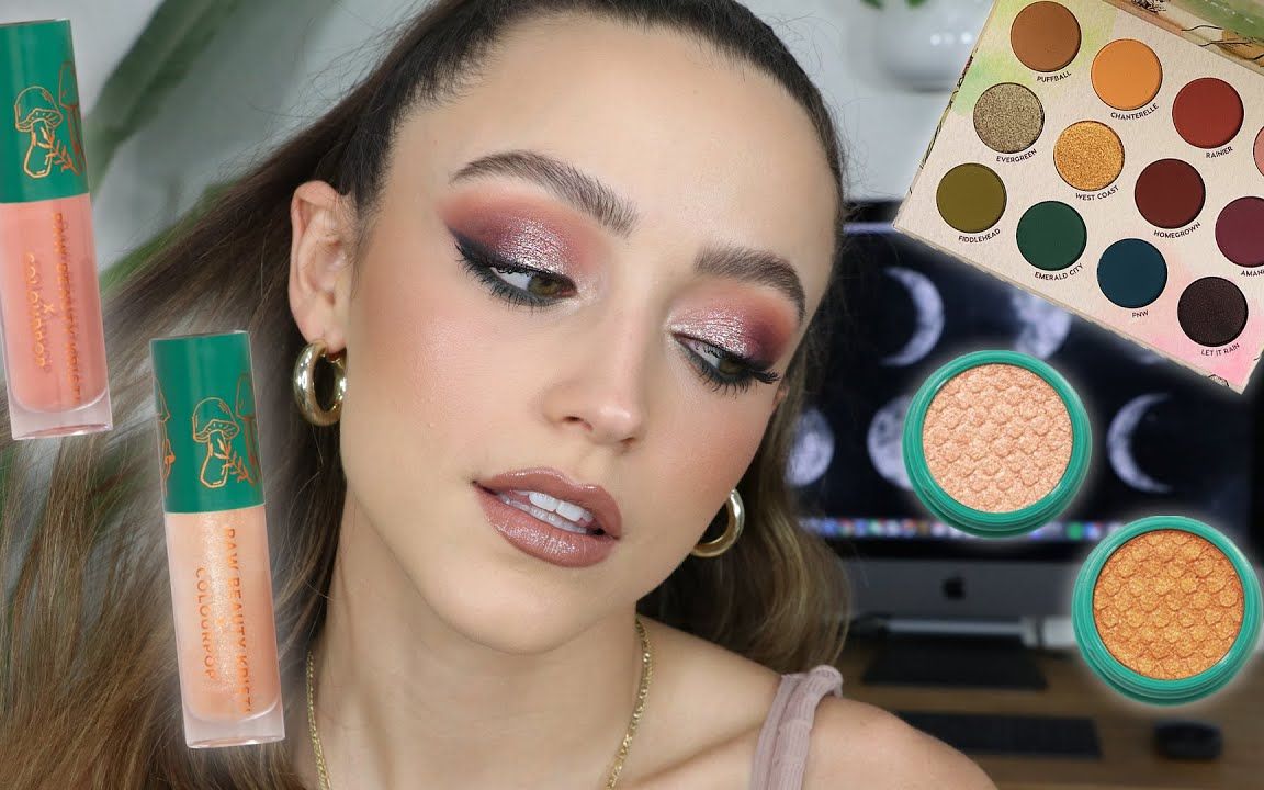 【K妹】超美RAWBEAUTYKRISTI x COLOURPOP合作系列测评_哔哩哔哩_bilibili