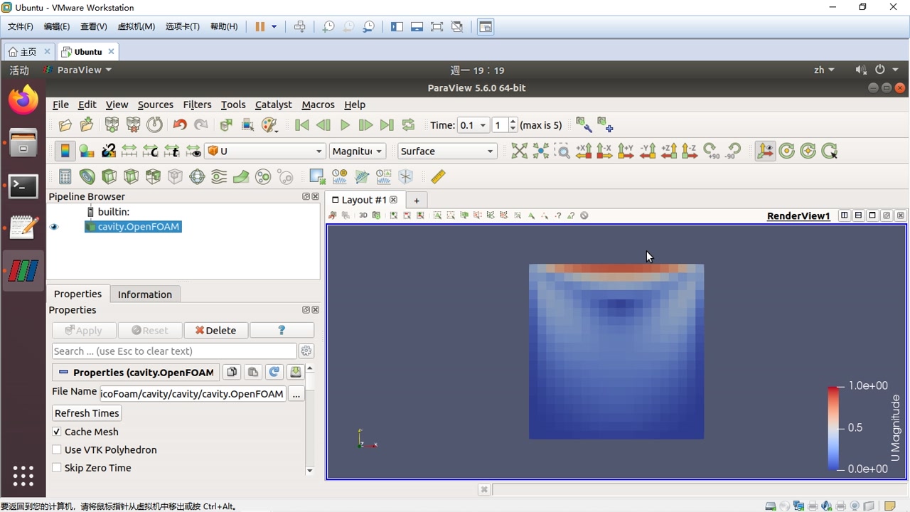 【openFOAM教程】第五讲：openFOAM的数据存储与paraFoam_哔哩哔哩_bilibili