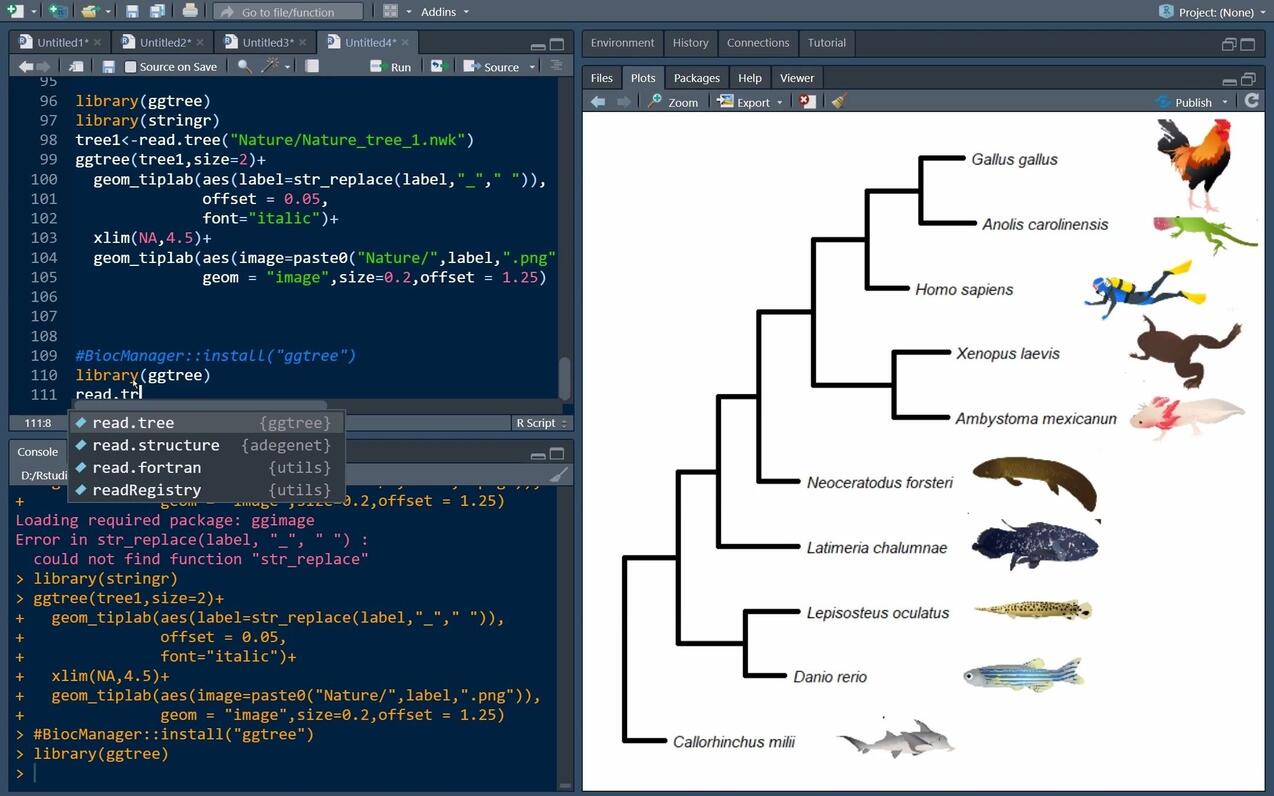 跟着Nature学画图~R语言ggtree展示进化树并添加图片注释~欢迎关注公众 - 哔哩哔哩