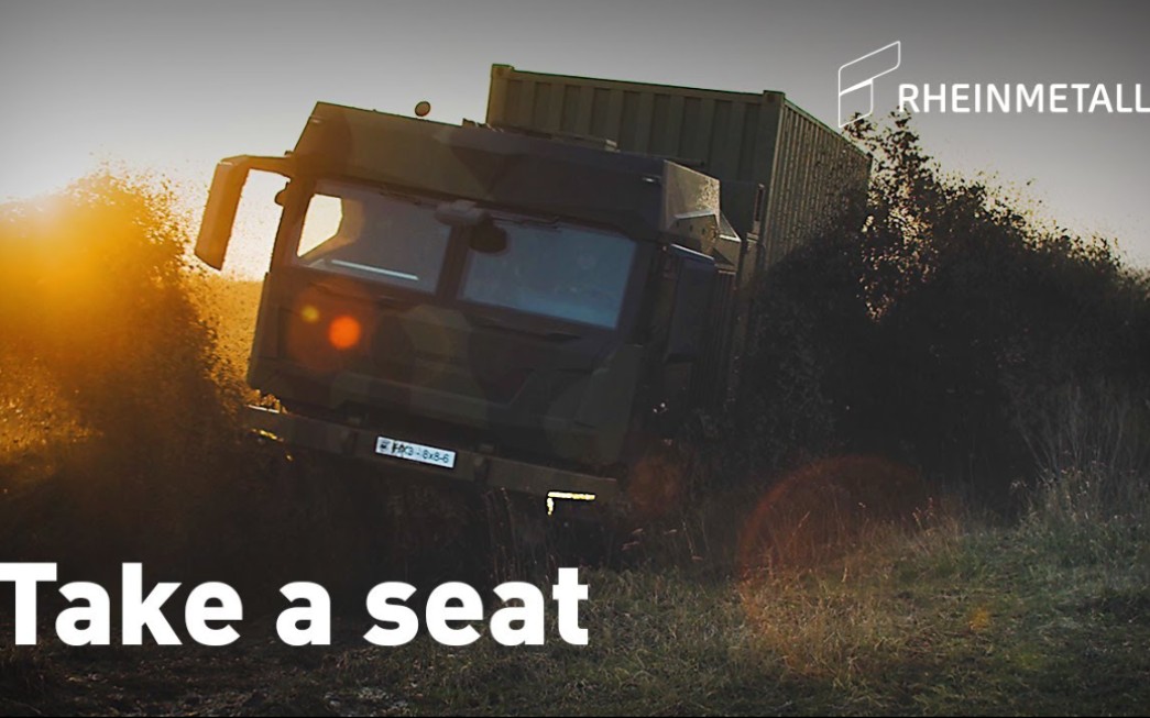 【卡车】德国莱茵金属MAN HX3卡车驾驶体验宣传片_哔哩哔哩_bilibili