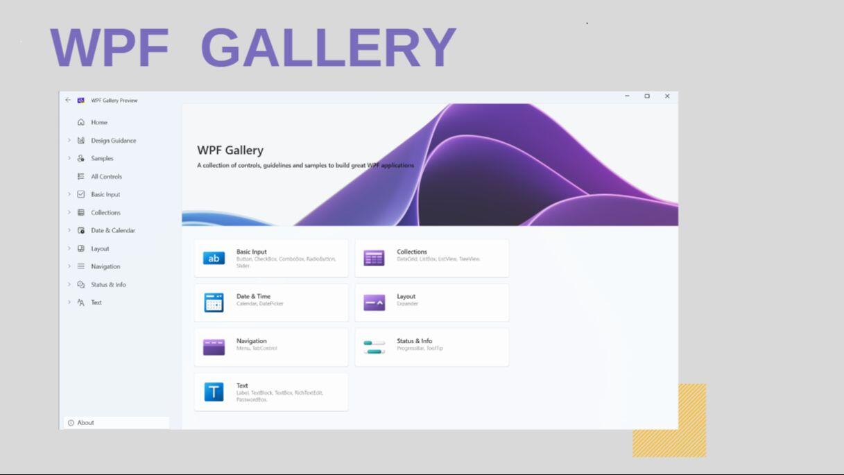 WPF Gallery初体验：WPF也有了官方Fluent UI - 哔哩哔哩