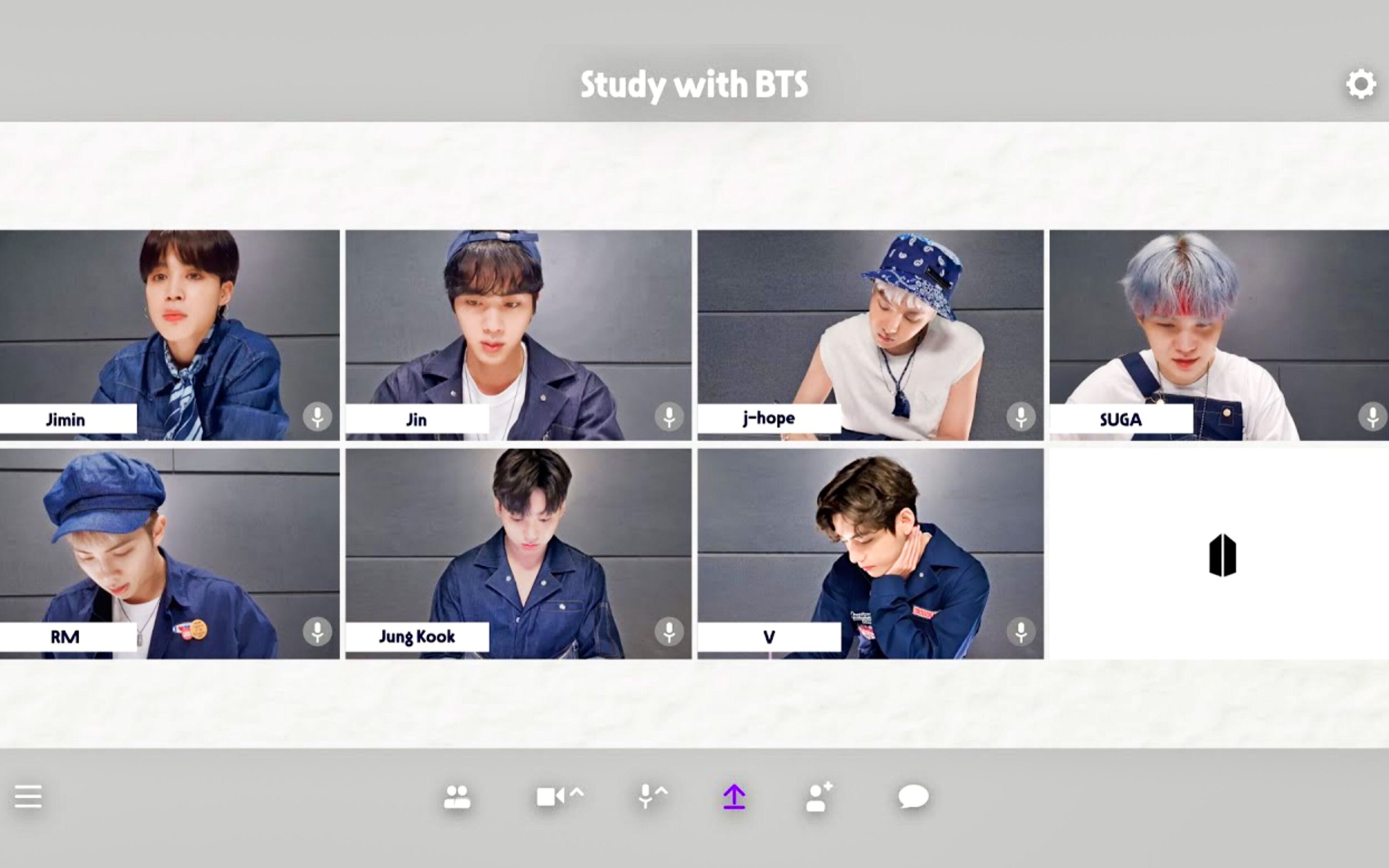 Study With BTS｜和七位帅哥一起学习｜1h自习室｜沉浸式刷题｜白噪音｜Pied Piper_哔哩哔哩_bilibili