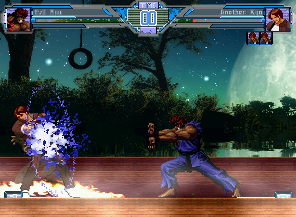 [MUGEN]EVIL RYU VS CVS KYO TEAM_哔哩哔哩_bilibili