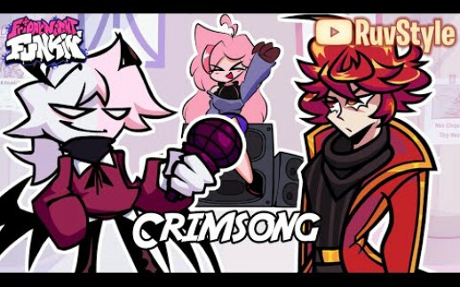 [FNF]Crimsong但Selever, Ruvstyle和Rayna_哔哩哔哩bilibili
