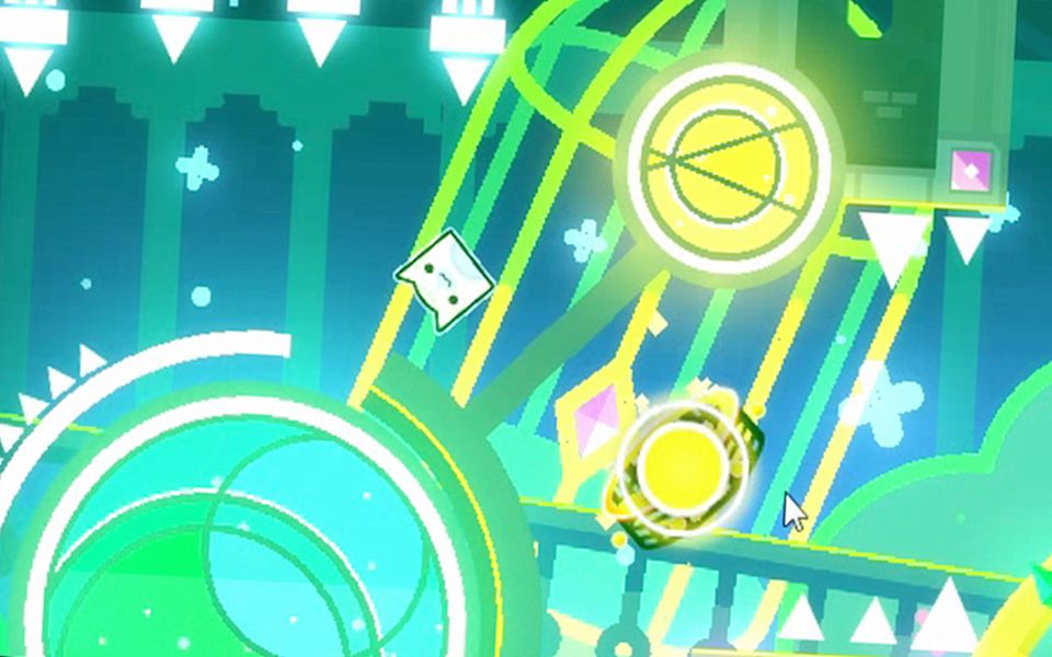 【Geometry Dash】梦幻&花开 Dream Flowers （by xendergame and knots）_哔哩哔哩_bilibili