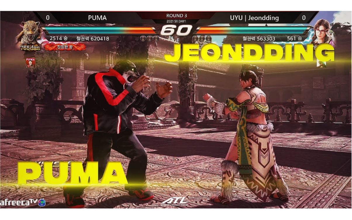 Tekken 7 Puma (King) Vs Jeondding (Julia)_哔哩哔哩_bilibili