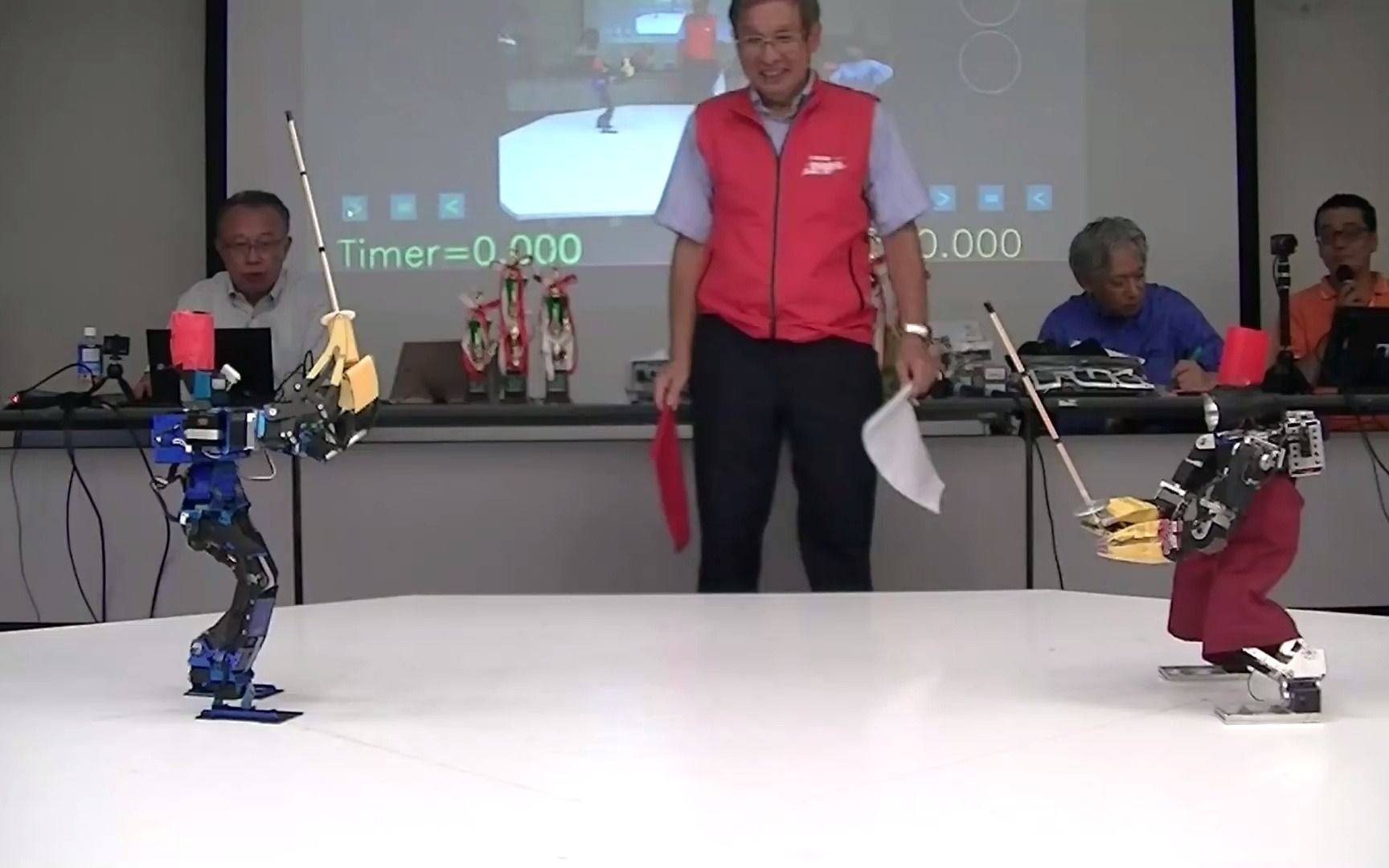 【机器人剑道比赛】第3回ROBO-ONE剣道 3位決定戦 Bluethunder_ vs Metallic Fighter_哔哩哔哩_bilibili