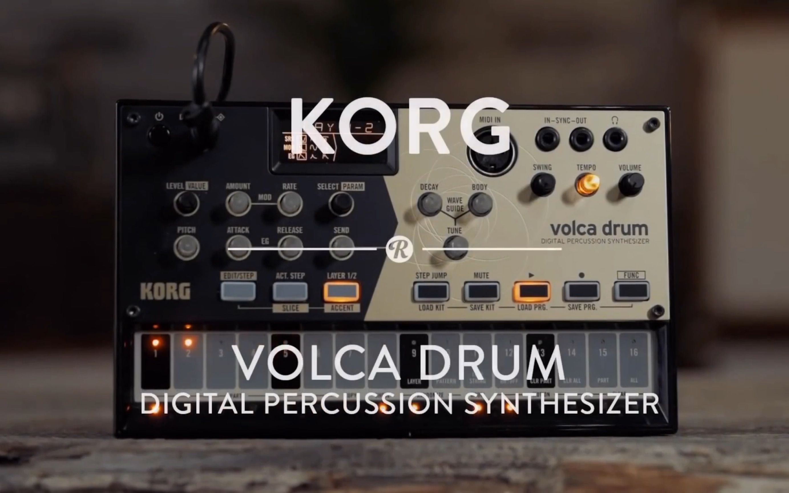 KORG volca drum 应该是系列里最厉害的节奏制作机了_哔哩哔哩_bilibili
