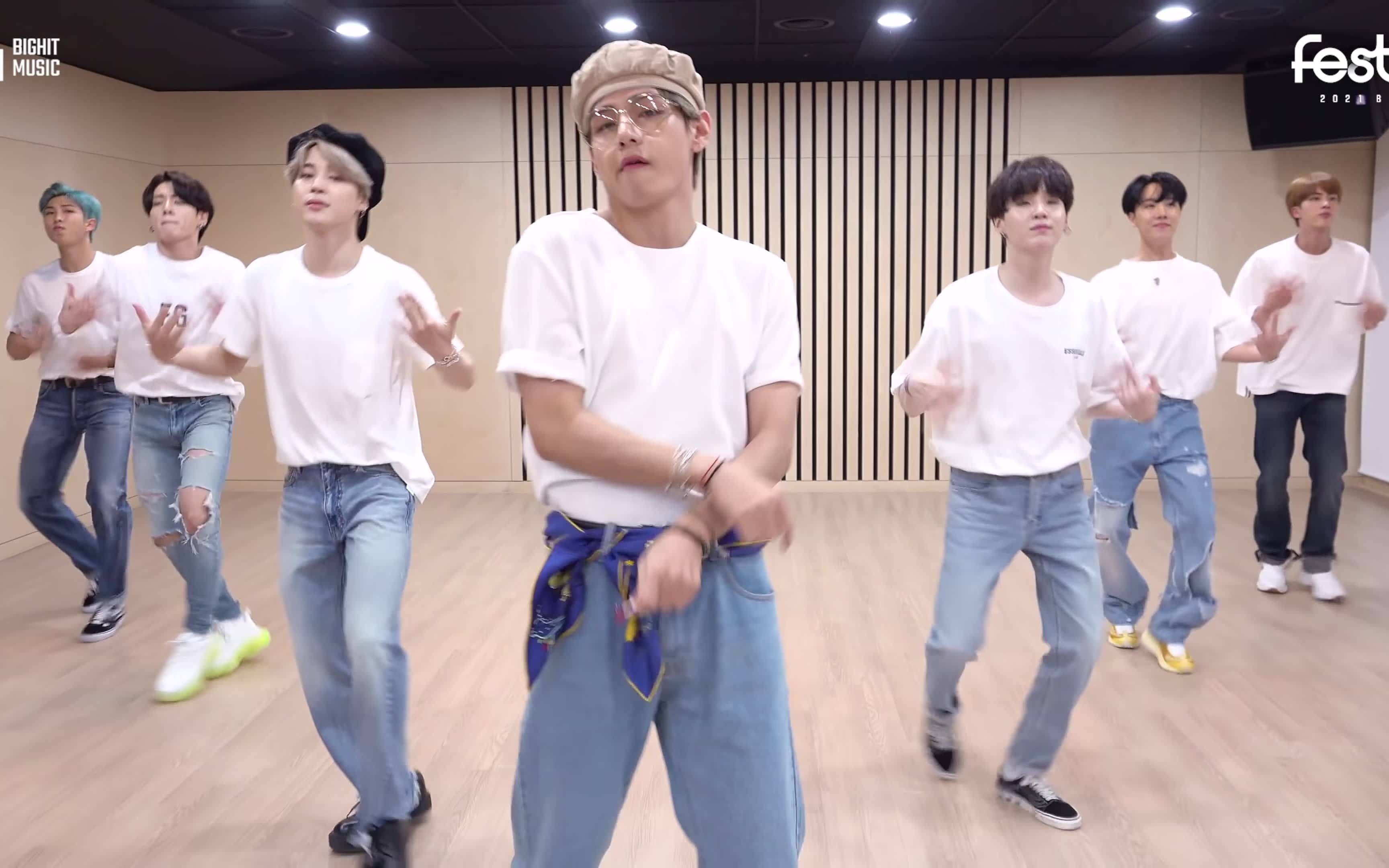 [BTS] L ‘Dynamite’ Dance Practice (Cute & Lovely ver.)2021_哔哩哔哩_bilibili