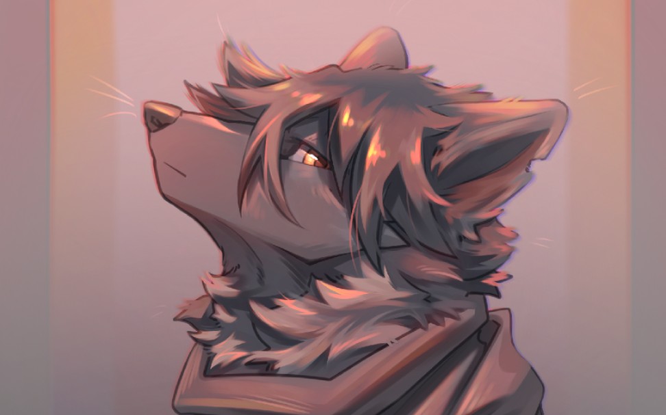 【furry】画半只黑色小狗_哔哩哔哩_bilibili