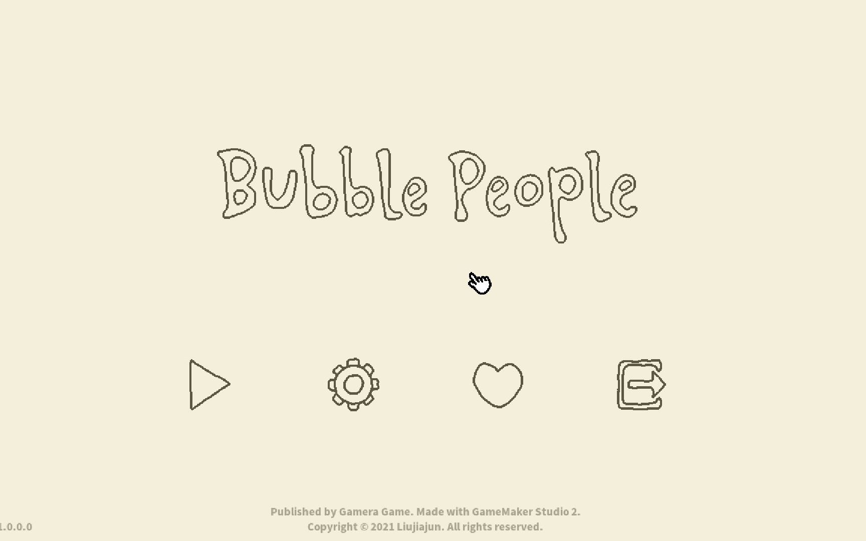 《Bubble People》泡泡的人，游戏很治愈，简短的几个符号表达了一个故事_单机游戏热门视频