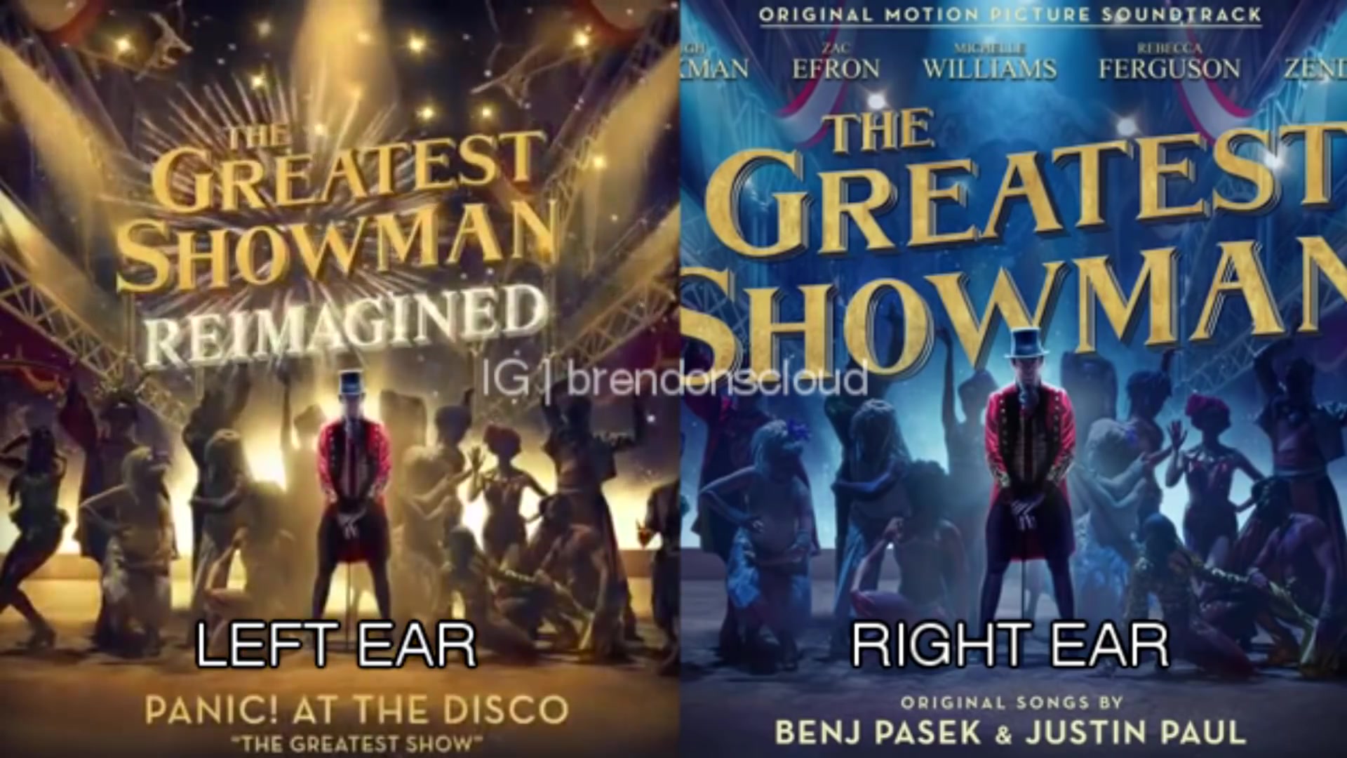 【The Greatest Show】P!ATD版与狼叔原版对比（请戴耳机）_哔哩哔哩_bilibili