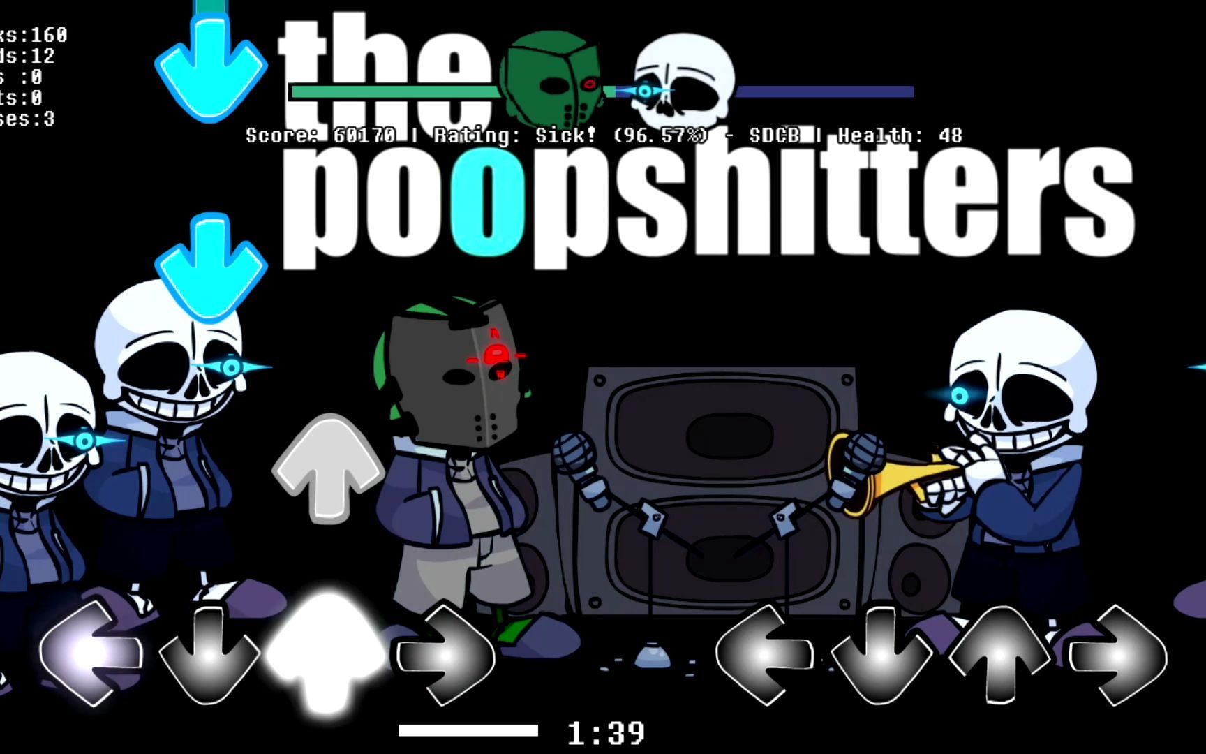 FNF Poopshitters Mod:Tricky第一第二阶段_哔哩哔哩bilibili