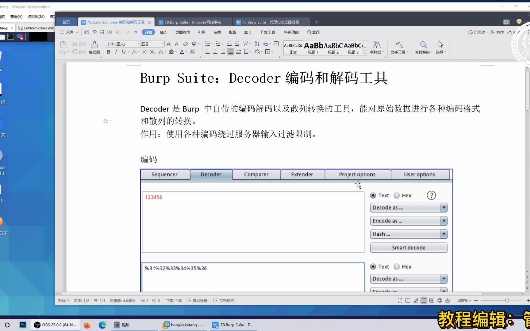 78.Burp Suite ：Decoder 编码和解码工具_哔哩哔哩_bilibili