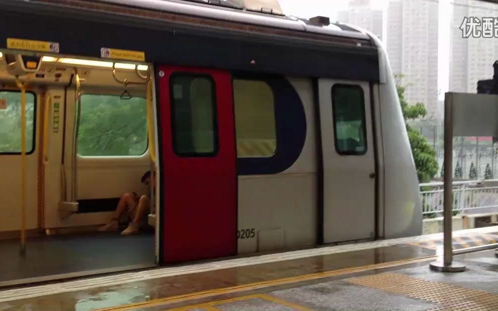 港鐵東鐵線 往红磡方向的SP1900列車 大埔墟站開出_超清_哔哩哔哩_bilibili