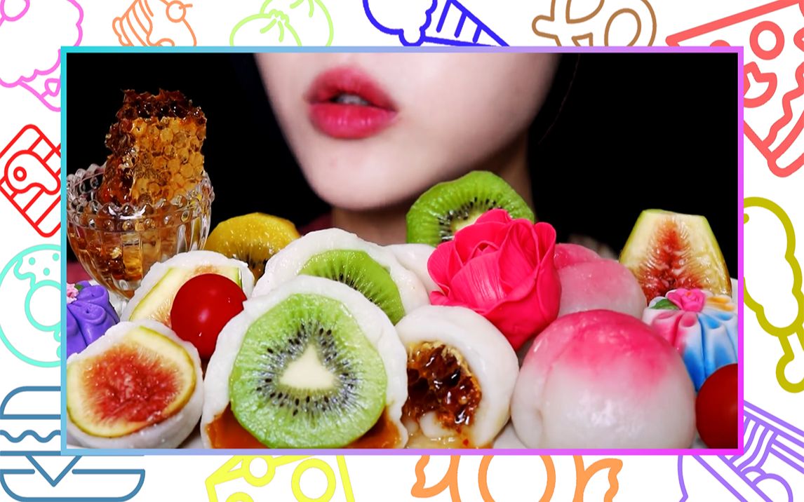 【LAMI FOOD】糯叽叽爱好者狂喜！软软糯糯的水果麻薯！_哔哩哔哩_bilibili