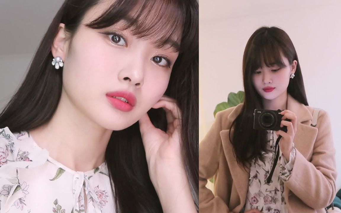 【leean】准备年末派对/节日妆容#GRWM_哔哩哔哩_bilibili