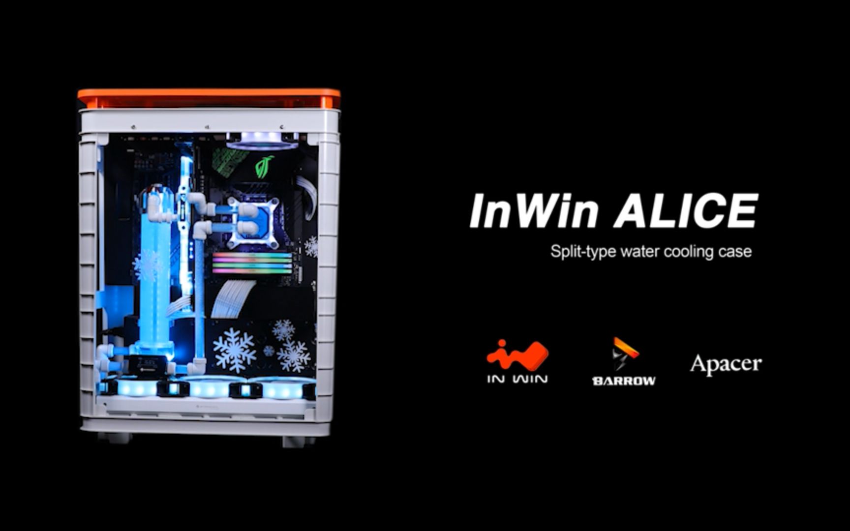 宇瞻暗黑女神NOX RGB x Inwin Alice x Barrow高端水冷_哔哩哔哩_bilibili