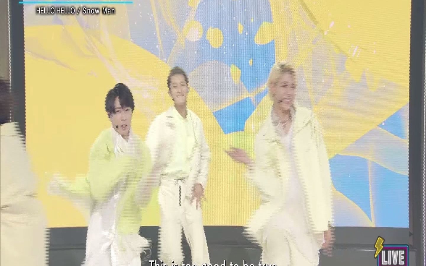 「Snow Man」HELLO HELLO (210717涉谷之音)_哔哩哔哩_bilibili