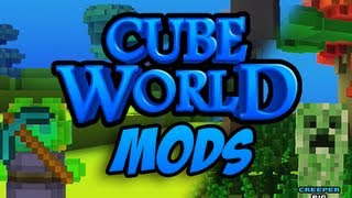 Cube World 60秒MOD介绍 第一期 Minecraft Mods_哔哩哔哩_bilibili