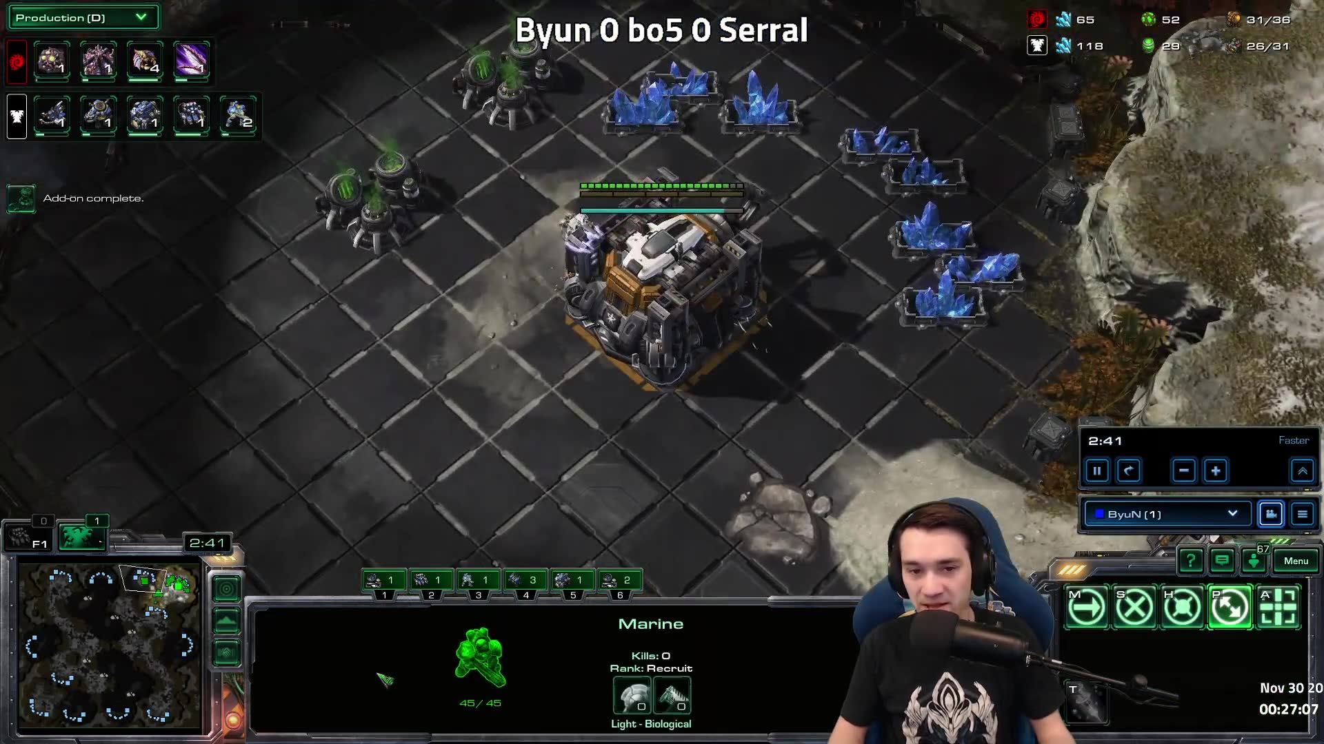 星际争霸2-世界冠军vs世界冠军(Serral vs Byun - Byun POV) sc2 sc 魔兽 英雄联盟 吃鸡_哔哩哔哩_bilibili