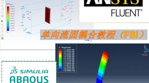 基于Ansys Fluent耦合Abaqus的流固耦合模拟教程_哔哩哔哩_bilibili