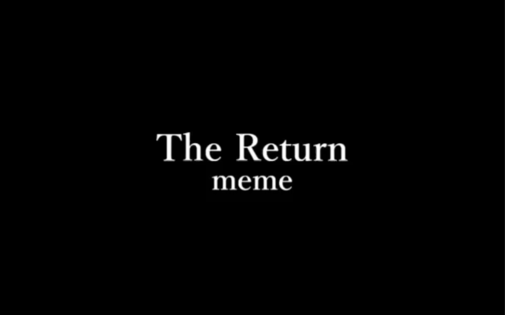 The Return | meme【Under tale AU】(点滅注意)(※Warning:Flash)_哔哩哔哩_bilibili