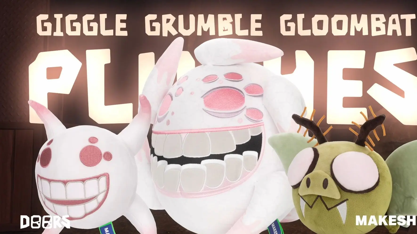 【Doors】官方Giggle, Grumble和Gloombats毛绒玩具已发布
