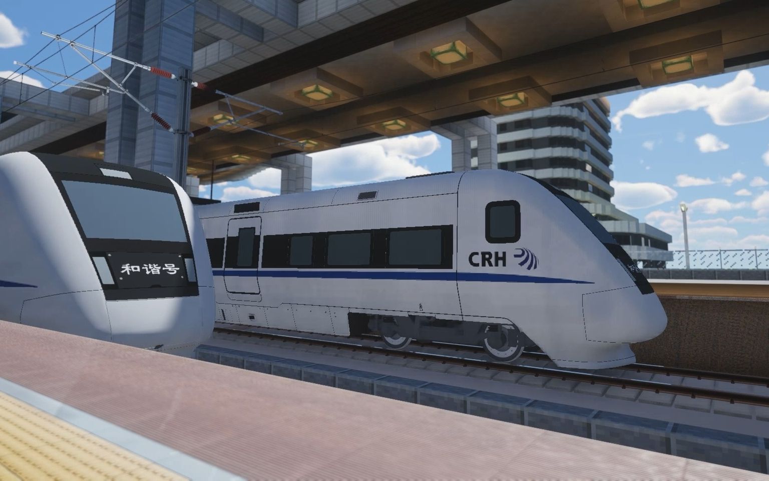 【Minecraft】RTM模组 CRH1A追加包 - 视频下载 Video Downloader