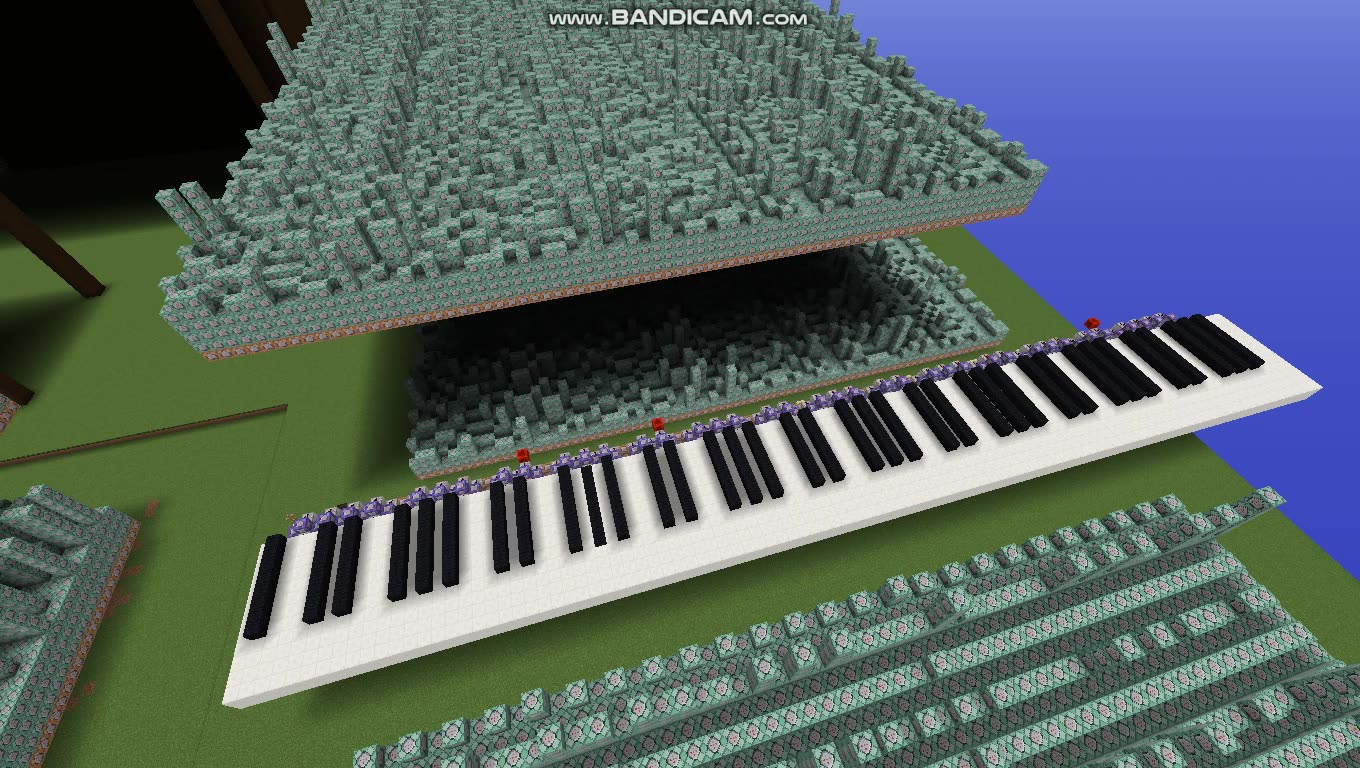 【Minecraft 红石音乐】钟 La campanella （MIDI生成）_哔哩哔哩_bilibili