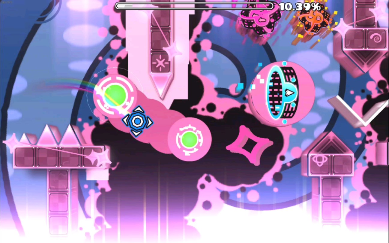 [Geometry Dash] glitter 100% (Hard Demon)-Glomez-Glomez-哔哩哔哩视频