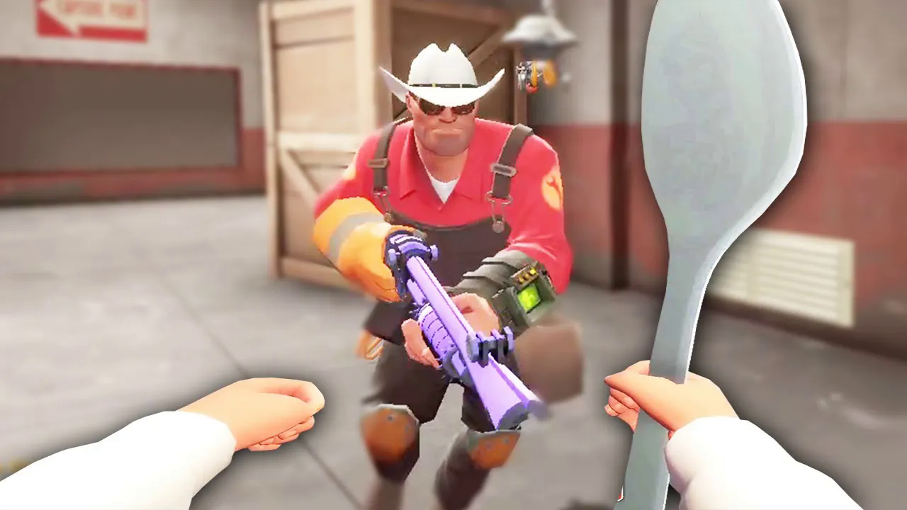 【Zhain Custom Weapons】AVERAGE SIZED SPOON - Custom Weapons TF2_军团要塞2