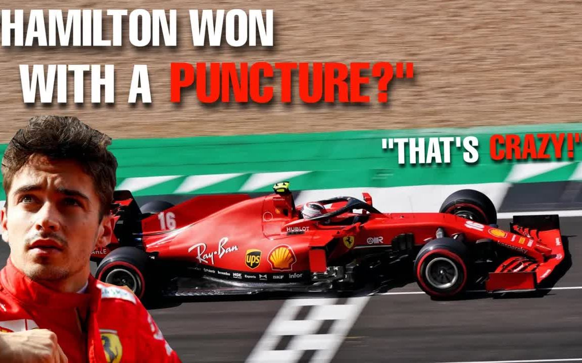 Leclerc UNHEARD radio Silverstone 2020 Did Hamilton win with a PUNCTURE ...