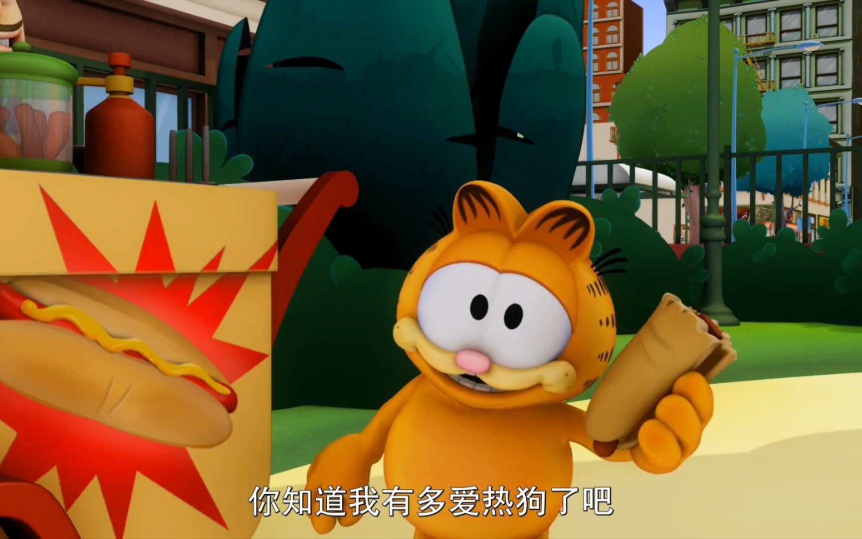 go away但是官方幕后彩蛋（Dirk Dinkum（加菲猫的幸福生活）