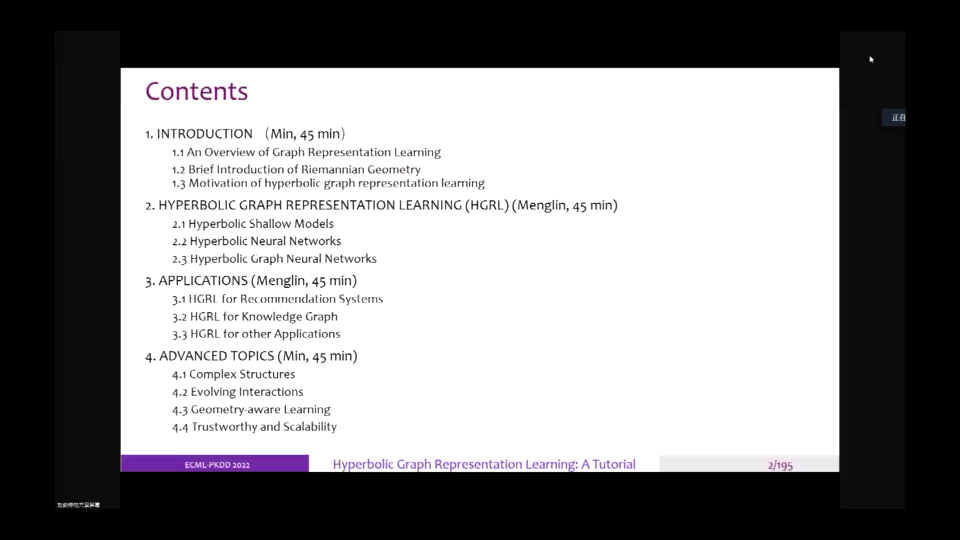 Hyperbolic Graph Representation Learning: A Tutorial--Part I - 视频下载 Video Downloader