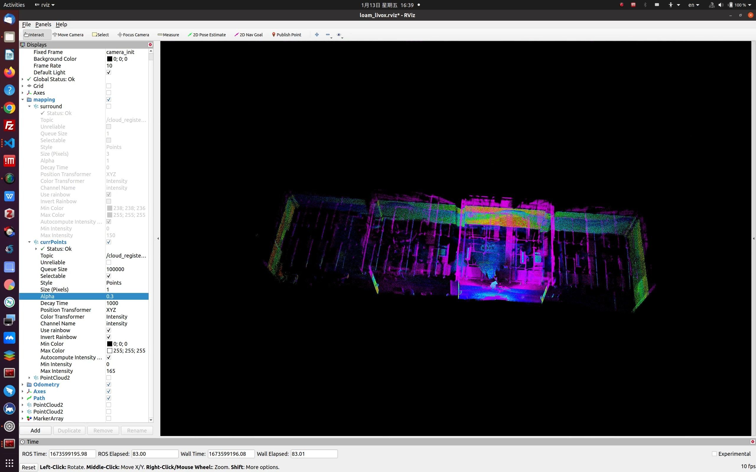 livox-mid360激光雷达三维重建川大校园