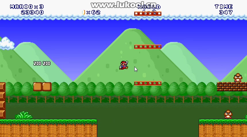 Mario Fangame Remake - Mario Forever Fantastic Land World 1_哔哩哔哩_bilibili