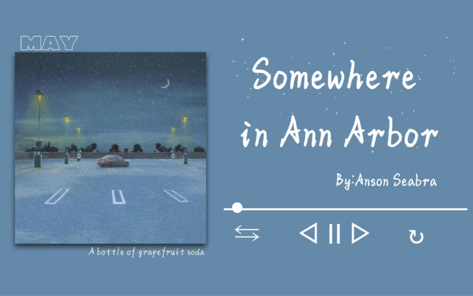 【宝藏日推】安森的《Somewhere in Ann Arbor》｜“有些爱，也许从未说出口，才愈加显得珍贵”_哔哩哔哩_bilibili