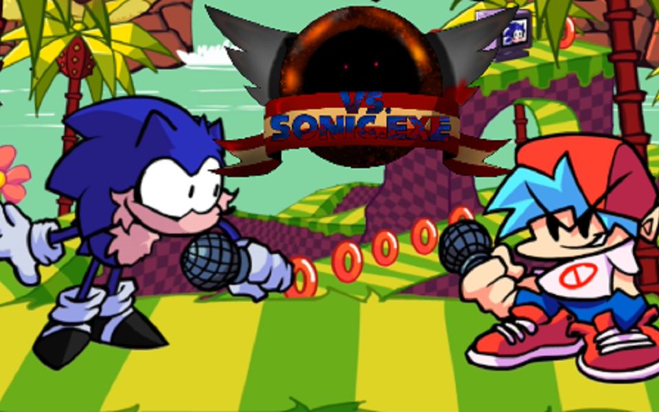 [FNF] 粉丝高质量还原sonic.exe3.0 Hog周 全流程演示_哔哩哔哩bilibili