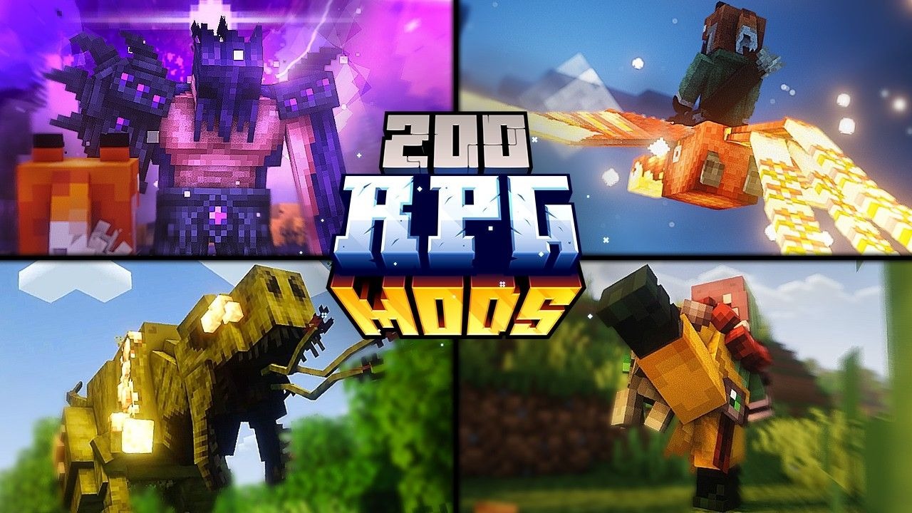 【MC模组推荐】40个高版本RPG模组推荐-仲尉-仲尉-哔哩哔哩视频