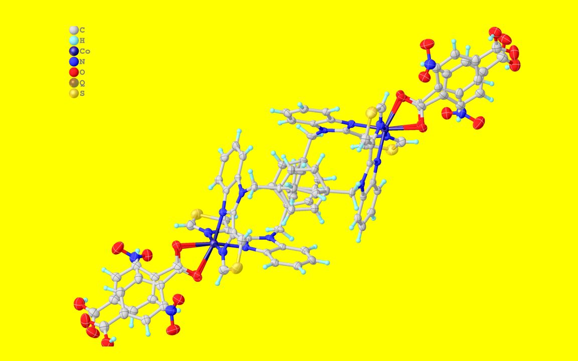 Olex2晶体解析与精修实例85(回复粉丝)_哔哩哔哩_bilibili