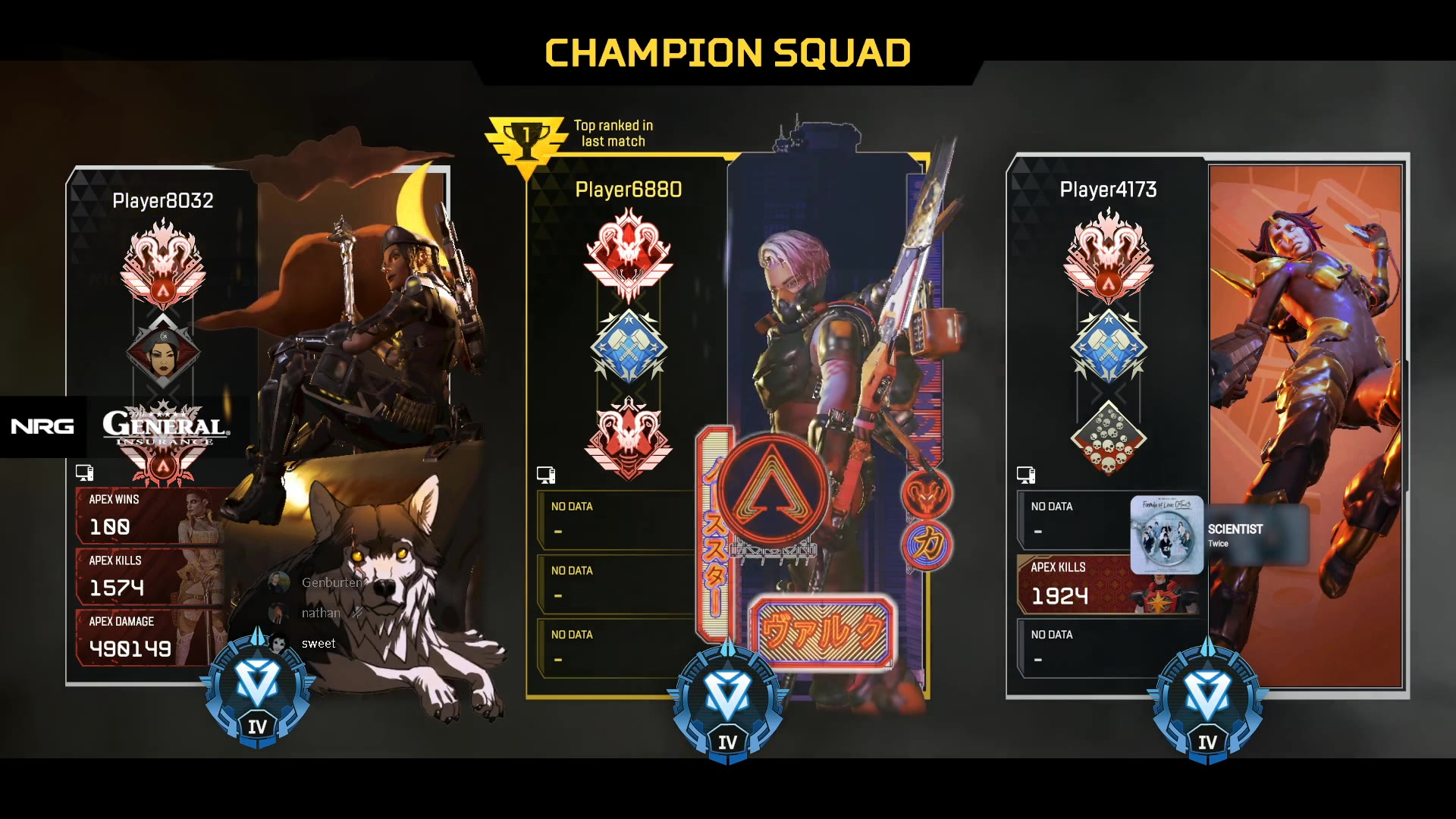 NRG nafen 2022.06.29直播录像_哔哩哔哩bilibili_APEX英雄