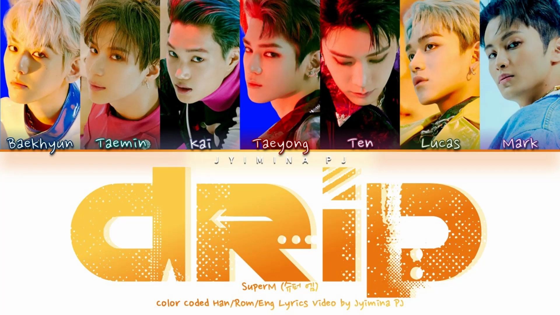 SuperM - 'Drip'歌词分配-筱歆bili-absolute altitude-哔哩哔哩视频